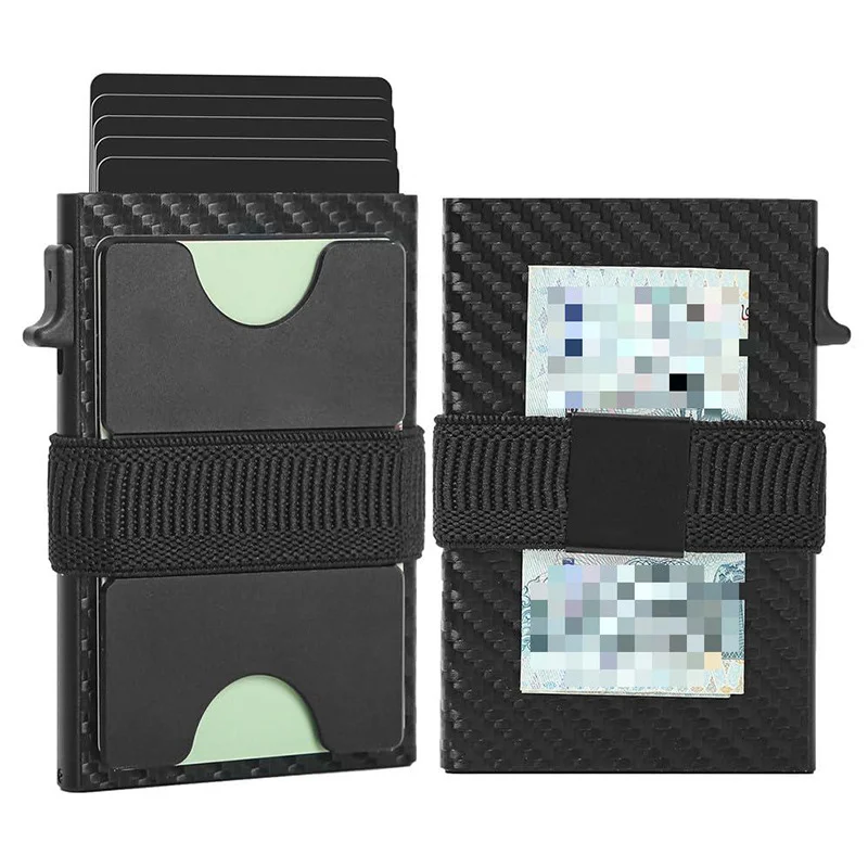 Hard Wallet Dollar Holder Carbon Fibre Hard Card Case - ETOON