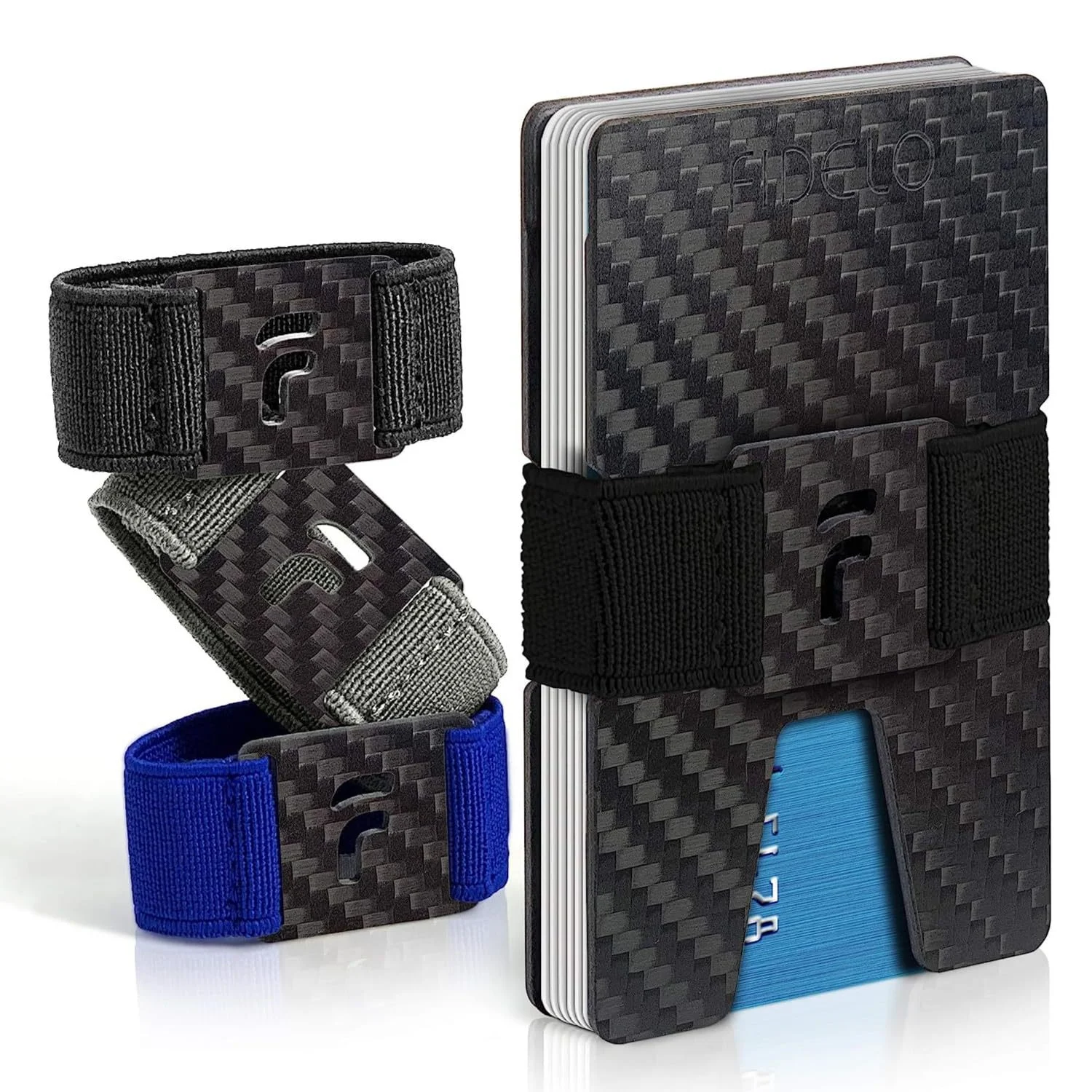 Anti-theft swipe Card Holder Carbon Fibre Custom Logo Wallet Gift - ETOON