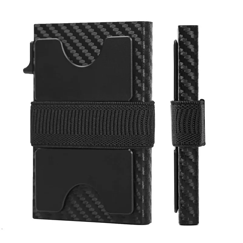 Hard Wallet Dollar Holder Carbon Fibre Hard Card Case - ETOON