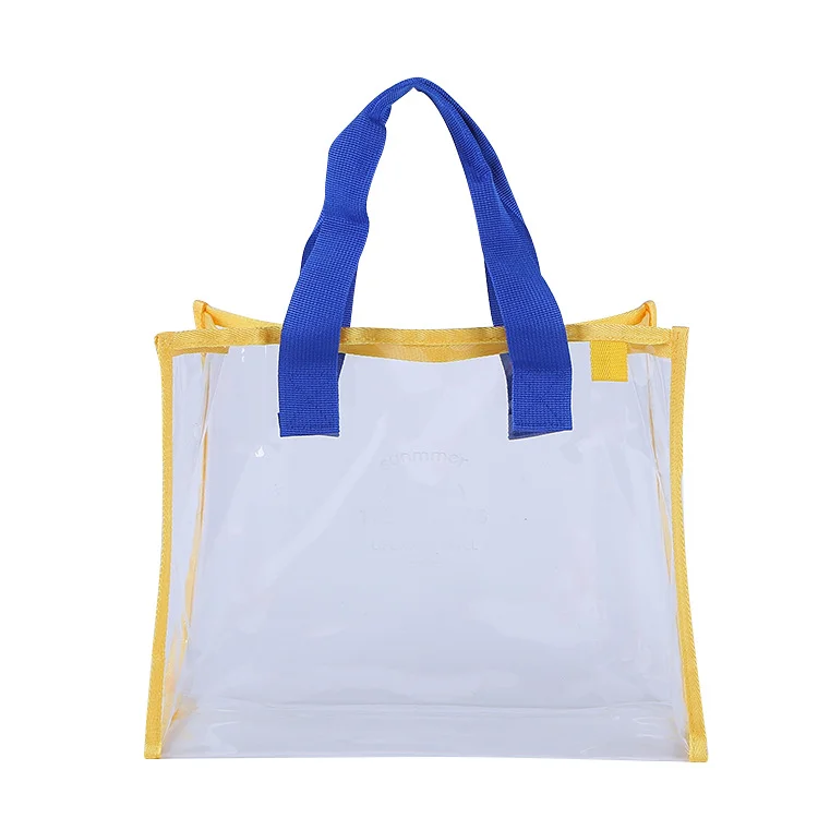 PVC Handbag with Colorful Handles for Custom Printed Gift Wrap - ETOON