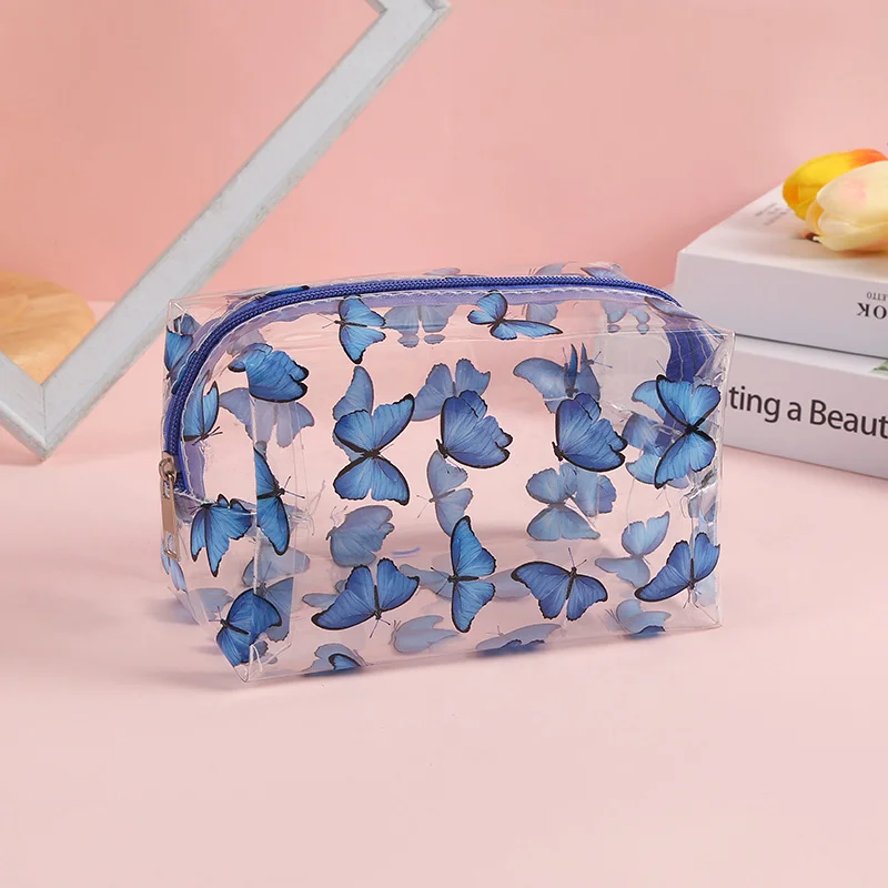 Translucent PVC Clear Toiletry Pouch with Custom Printed Design - ETOON