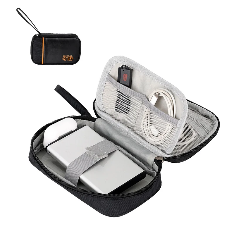 Portable Travel Custom Printed Cable Pouch for Electronics - ETOON